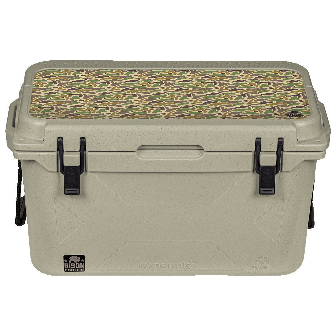 Bison 50 Qt Duck Camo Cooler - Built Tough in the USA – Bison Coolers