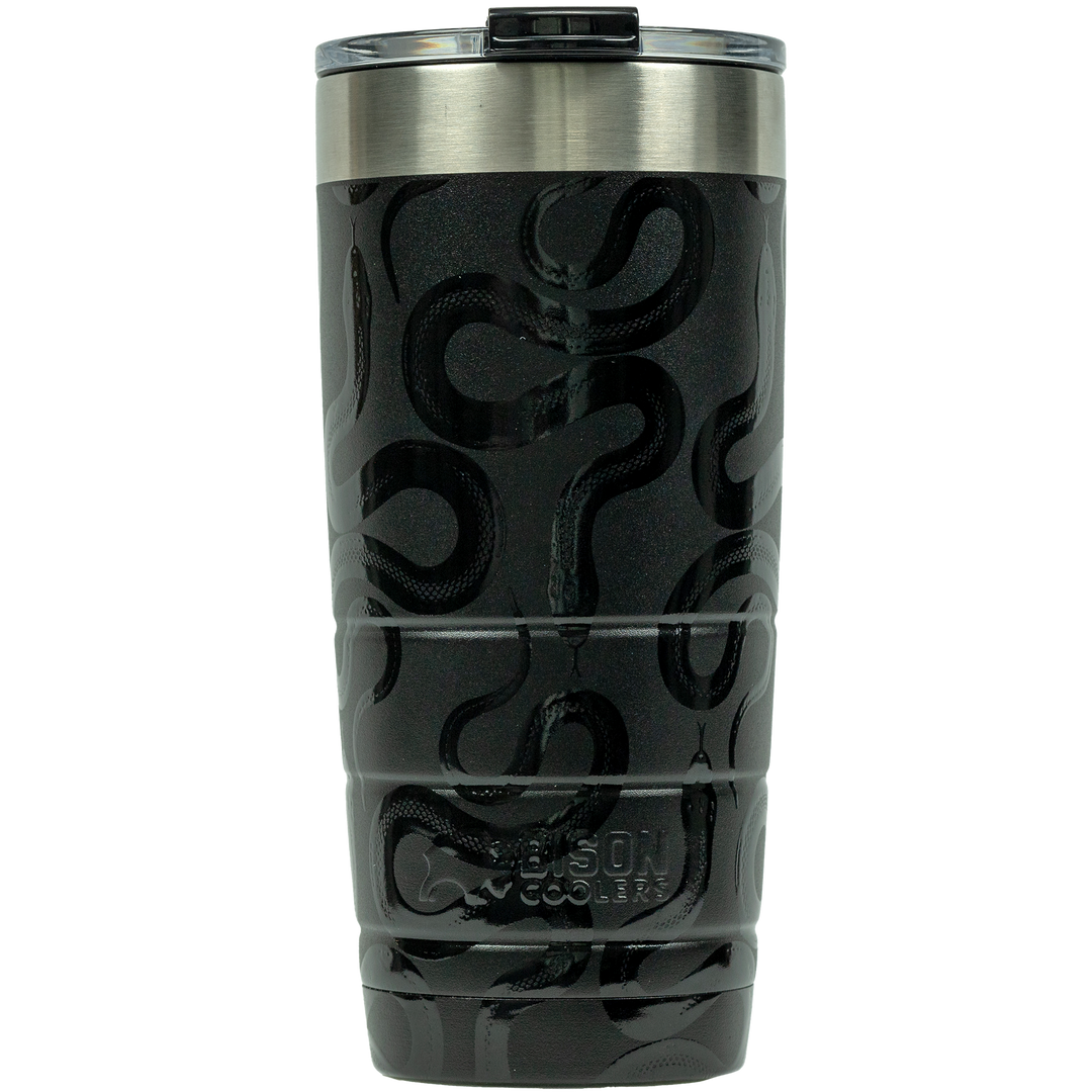 Black 22 oz Bison Tumbler – Bison Coolers