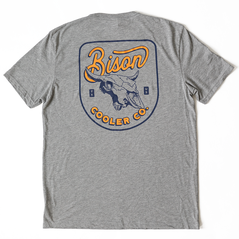 Bison Cooler Co Skull Shirt - Bison Coolers