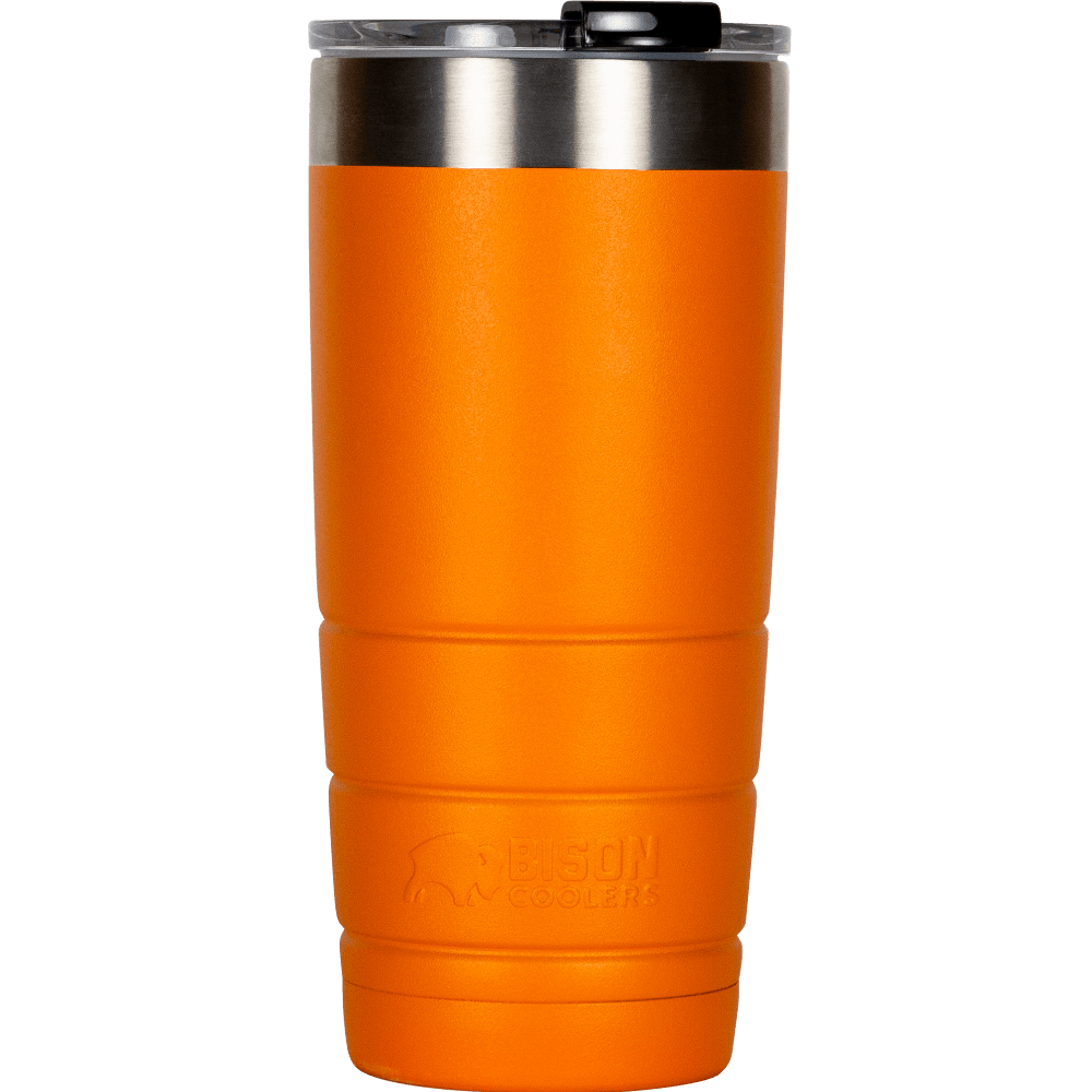 Leakproof 22 oz Orange Bison Tumbler | GEN2 – Bison Coolers