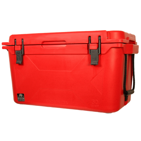 Red 50 QT Bison Cooler – Bison Coolers